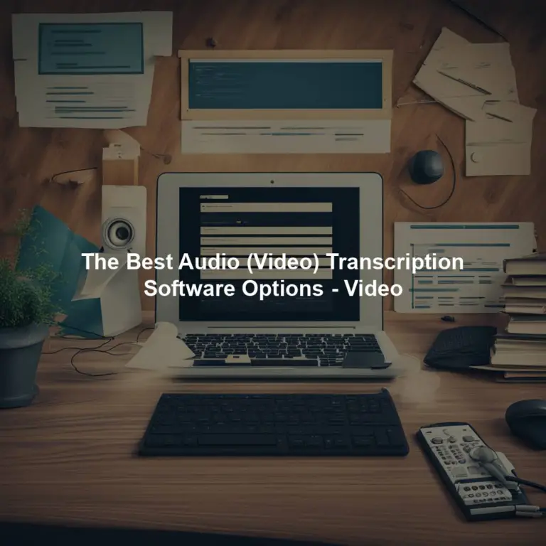 The Best Audio (Video) Transcription Software Options – Video – DubbingKing