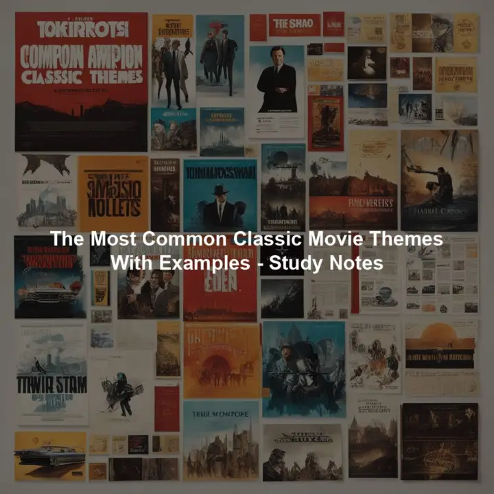 The Most Common Classic Movie Themes With Examples – Study Notes ...