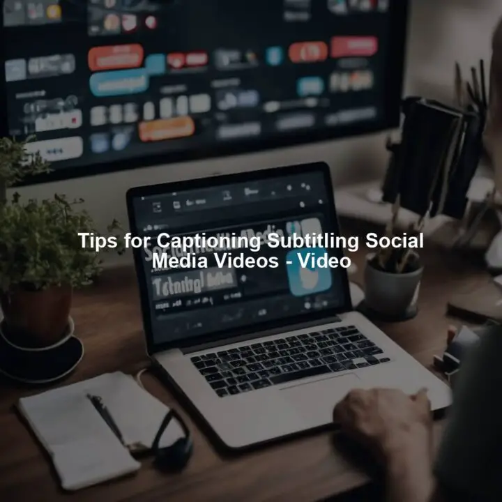 Tips for Captioning Subtitling Social Media Videos - Video - DubbingKing