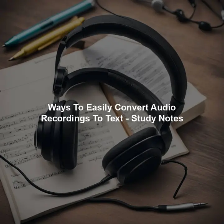 Ways To Easily Convert Audio Recordings To Text – Study Notes – DubbingKing